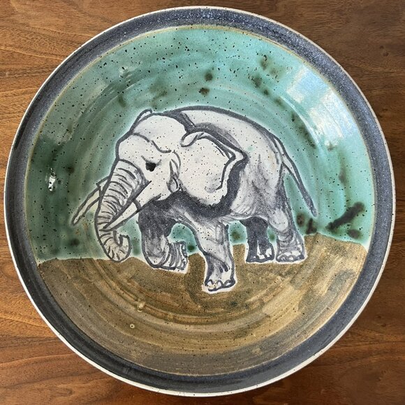 Sally Christopher | Dining | 989 Sally Christopher Elephant Pie Plate ...